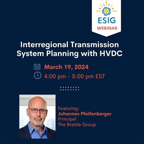 Esig Energy Systems Integration Group On Linkedin 🚨 Upcoming Webinar