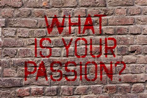Writing Note Showing What Is Your Passion Question Business Photo