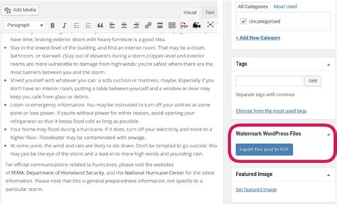 How To Export Wordpress Posts To Word Doc And Pdf Files Pda Gold