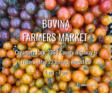 Bovina Pure Catskills Farmers Market Of The Week