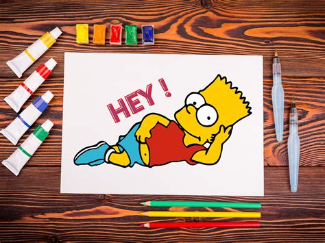 Bart Svg Bart Simpson Svg Funnu Cartoon Svgpdf Svg Png Eps Dxf T Shirt