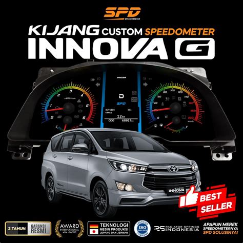 Jual PANEL SPEEDOMETER CUSTOM TOYOTA INNOVA REBORN TIPE G GARANSI 2
