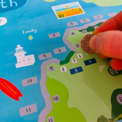 Outdoor Scratch Maps South West Coast Path Map Scratch Off Poster