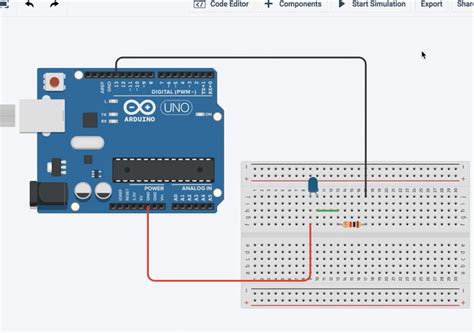 Tinkercadのcircuitsでlチカシミュレーション Iot Qiita