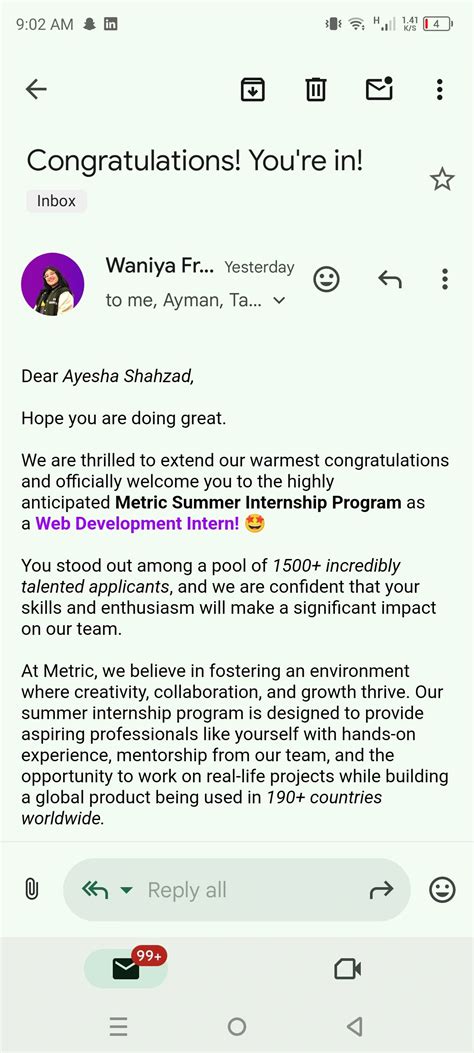 Ayesha Shahzad On Linkedin Excited To Share That Ive Been Selected As A Web Development Intern