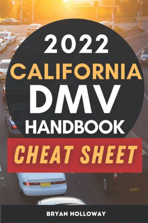 Buy California Dmv Handbook Cheat Sheet Drivers Permit Test Study