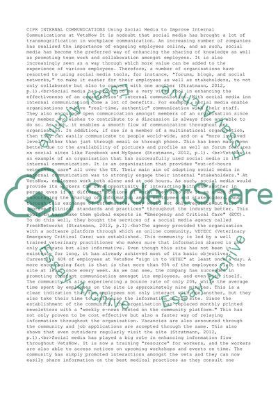 Cipr Internal Communications Coursework Example Topics And Well