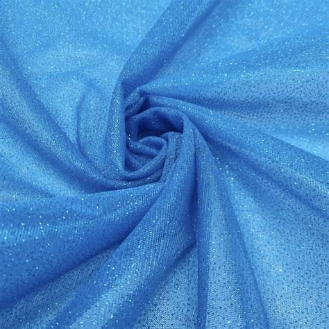 Turquoise Fine Sequin Tulle Fabric By The Meter Ideal For Festive Home