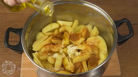 Картошка в Духовке Дольками Пошаговый рецепт с фото
