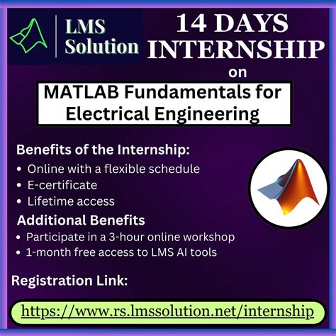 Lms Solution On Linkedin Matlabinternship Electricalengineering