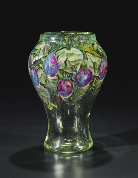 Tiffany Studios New York Iridescent Favrile Glass Vase Tiffany