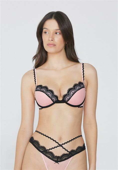 Tezenis Underwired Bra W Rosa Neropink Zalandoie