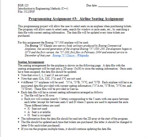 Solved Egr Due Date Introduction To Engineering Methods Chegg