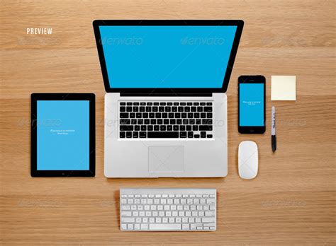 Responsive Web Display Kit Mock Up Graphics GraphicRiver