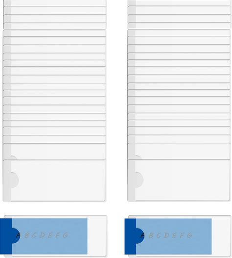200 Pcs 3 X 1 Inch Self Adhesive Label Holders With Paper