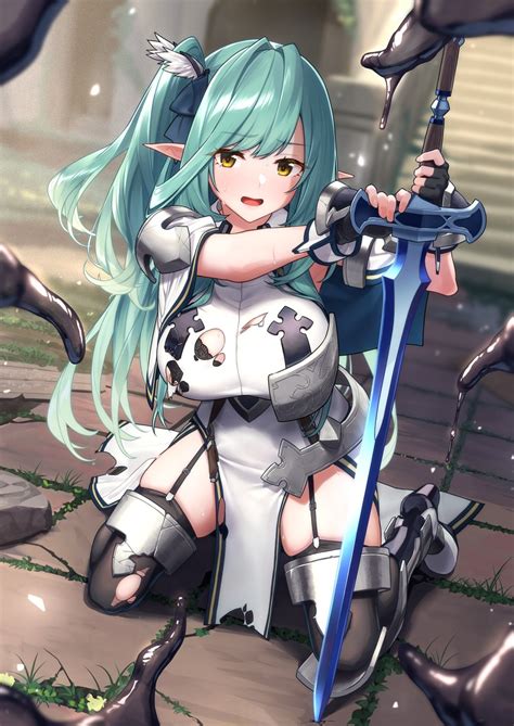 Fiana Isekai Juurin Inbina Doukutsu No Sono Oku De Drawn By Baffu