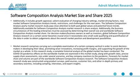 Ppt Software Composition Analysis Market Trends Production Analysis