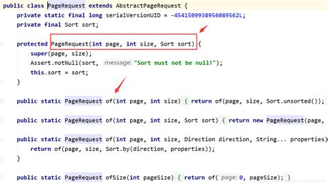 ‘pagerequestint Int Orgspringframeworkdatadomainsort‘ Has