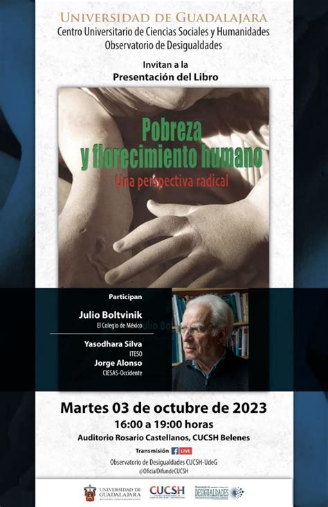 Presentación Del Libro “pobreza Y Florecimiento Humano Una