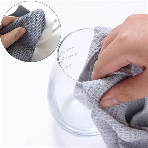 Вафельные кухонные полотенца из хлопка 45x65 см Aliexpress