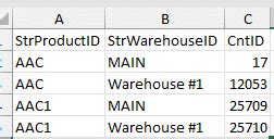 Inventory Import Inventory By Warehouse Paradigm ERP By Paragon Documentation