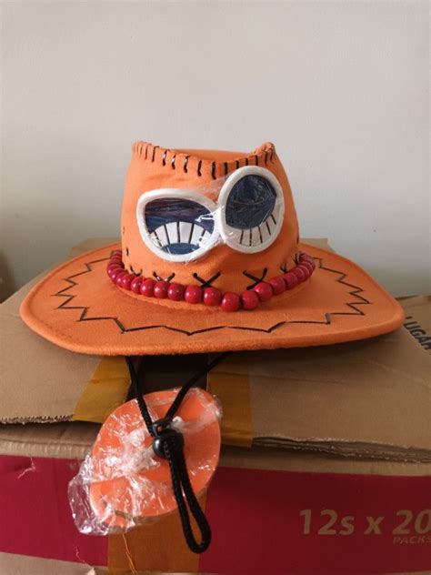 Portgas D Ace One Piece Anime Hat Hobbies And Toys Memorabilia
