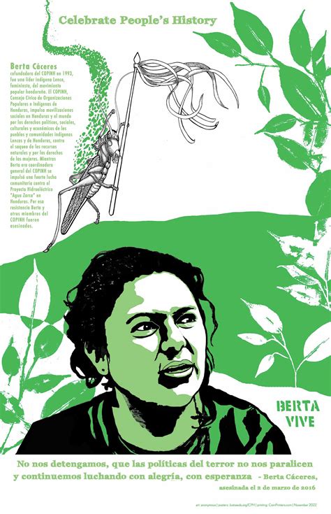 Viva Berta Cáceres Justseeds