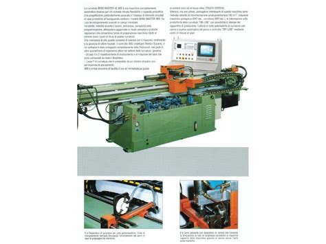 Curvatubi Pedrazzoli Mod Bend Master 42 Cnc Ims 3 Assi