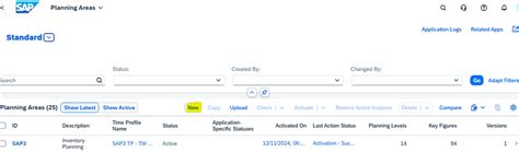 Sap Ibp Configuration Create And Activate A Plan Sap Community