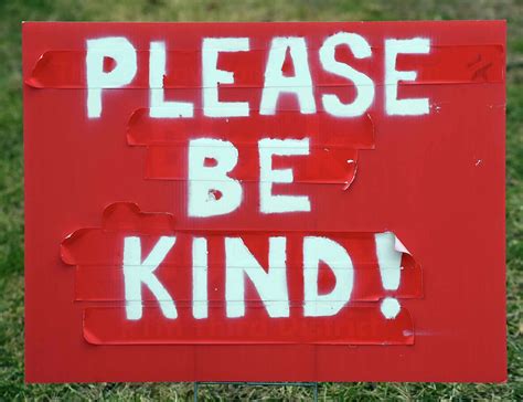 ‘please Be Kind Signs Catch On In Branford Message Resonates
