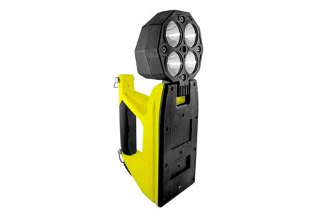 Larson Electronics Explosion Proof Flashlight W Big Battery 20 W Hid Rechargeable Class 1