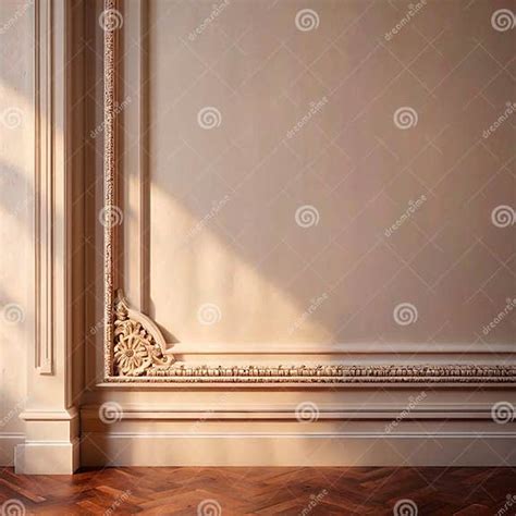 Vintage Retro Classical Architectural Detail With Beautiful Luxurious
