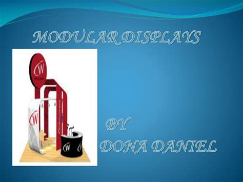 PPT Modular Displays PowerPoint Presentation Free Download ID
