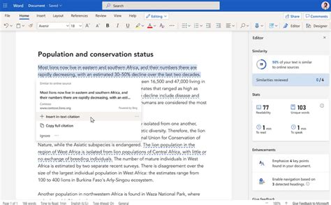 Microsoft Editors Likhetskontroll Kan Avgöra Hur Mycket Innehåll I Ditt
