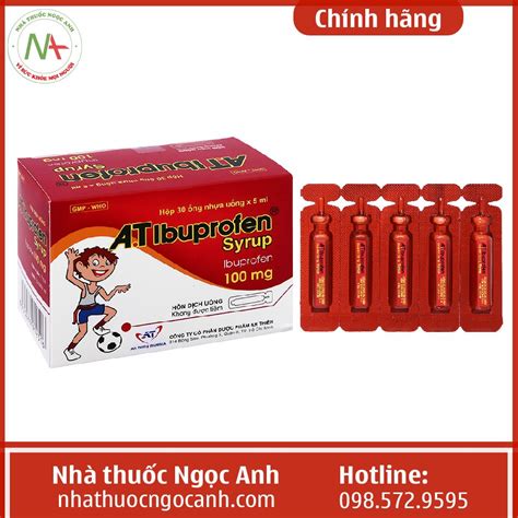 Thuốc Hạ Sốt At Ibuprofen Syrup 5ml Cho Trẻ Em Giá Bao Nhiêu Mua ở đâu