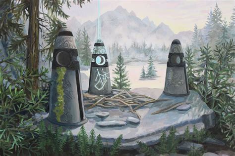 The Elder Scrolls Skyrim Poster On Canvas The Elder Scrolls Elder