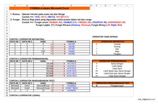 Formula Dasar Excel PPT