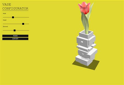 vase generator behance