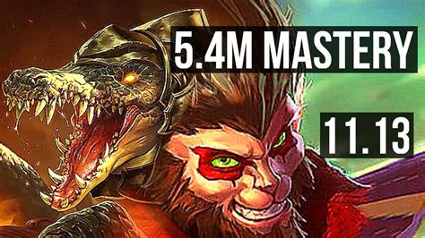 Renekton Vs Wukong Top M Mastery Games Kr Master V Youtube