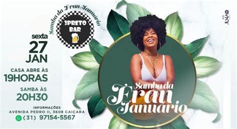 Samba Da Fran Em Belo Horizonte Sympla