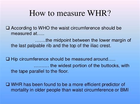 Body Mass Index And Waist Hip Ratio