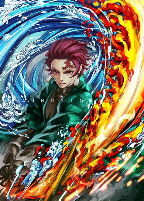 Kamado Tanjirou Kimetsu No Yaiba Drawn By Vinrylgrave Danbooru