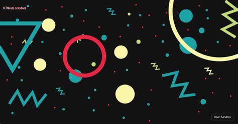 Svelte Parallax Scroll Codesandbox