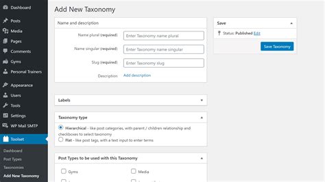 Creating A Custom Taxonomy In Wordpress Toolset