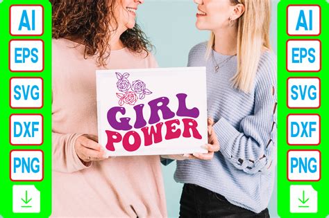 Girl Power Graphic By Mockup And Design Store · Creative Fabrica
