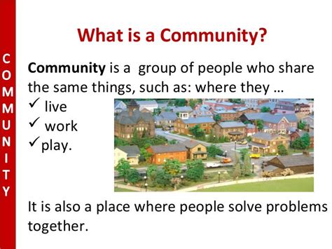 What Is A Community Class 1 Term 2