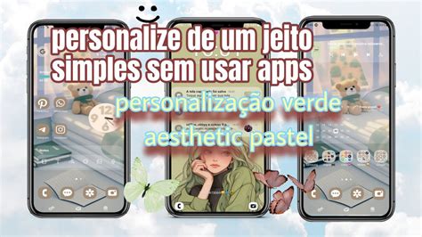 Personalização Simples Sem Baixar Apps💭🤎🤍🩵android Tutorial