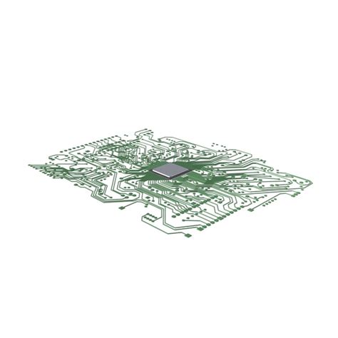 electronic circuit 3d incl abstract and chipped envato