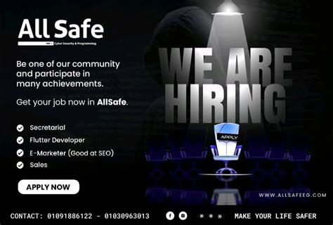 Lubna Haitham On Linkedin Hello Allsafe Company Is Looking For The Following Positions…