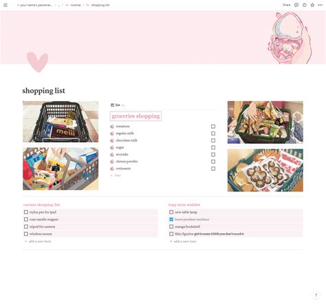 Aesthetic Pink Notion Template Mostly Focused On Journaling R Notion